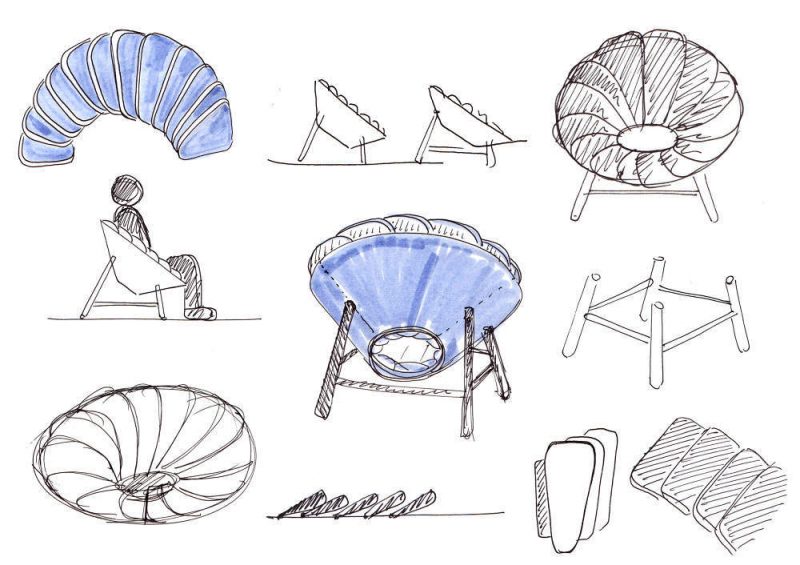 Le fauteuil design de Marc Venot aux 14 coussins - Mag Decofinder