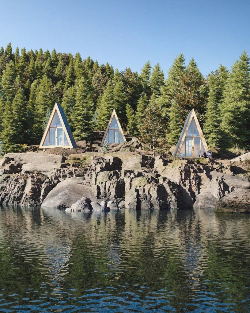 DEN, l’entreprise qui révolutionne la cabane et la maison « A-Frame ...